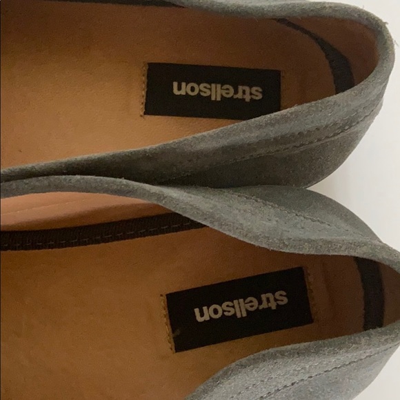 Strellson | Shoes | Strellson Blue Gray Mens Loafers Leather Sz 43 ...